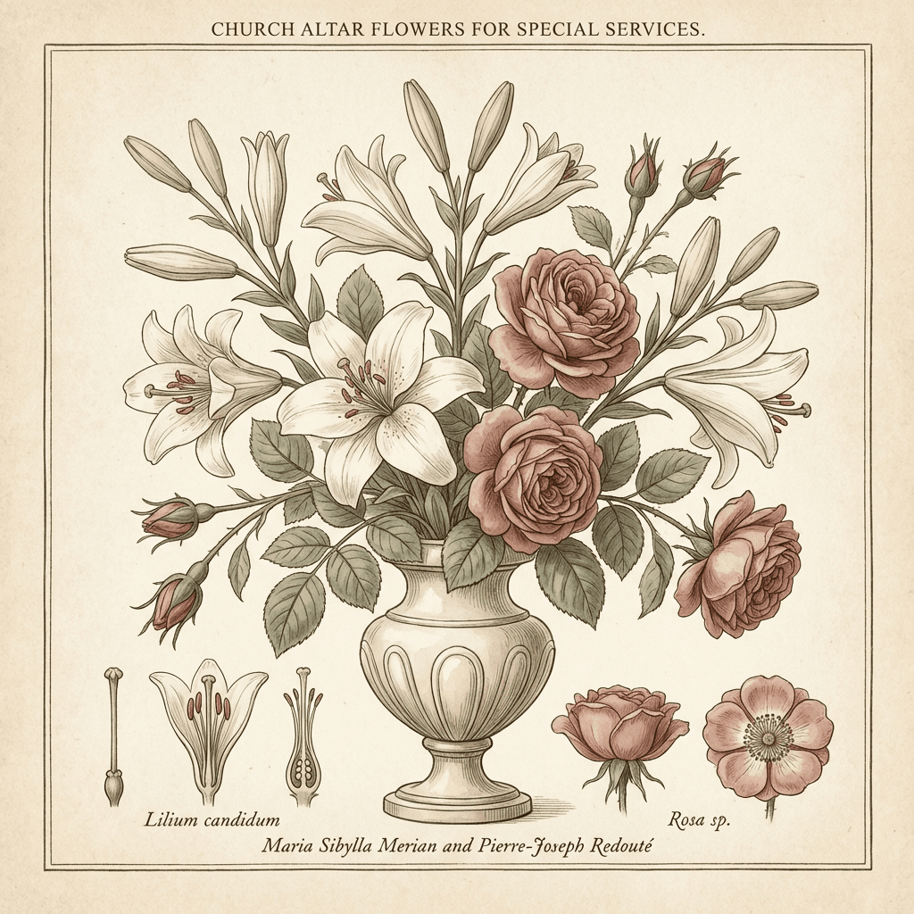 Blooming Blessings: Choosing Church Altar Flowers for Special Services