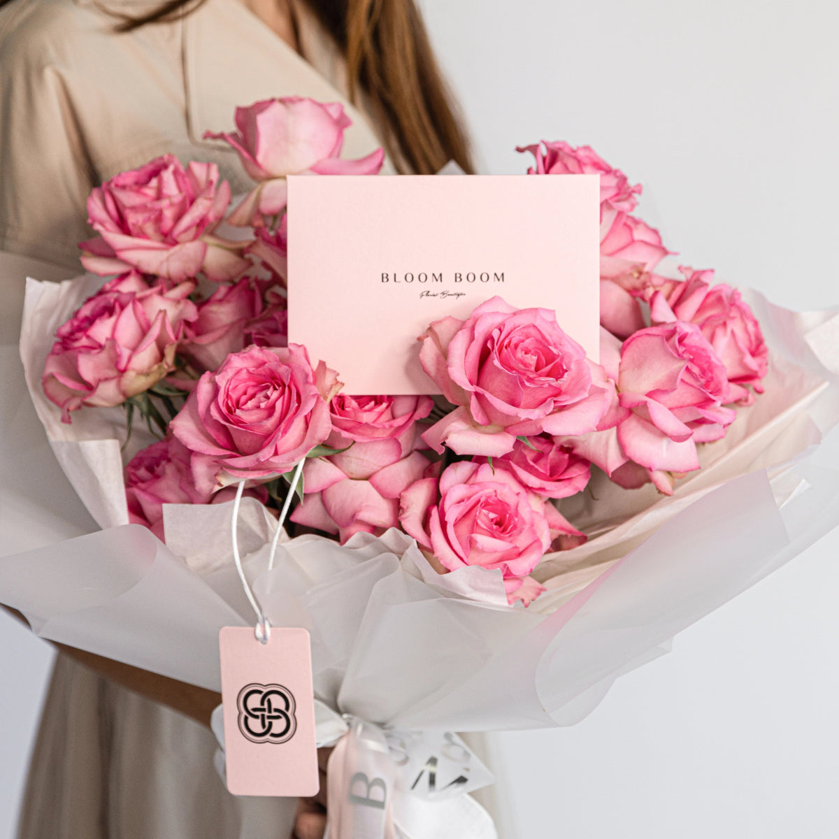 Bouquet with 25 bright roses Martina - Bloom Boom